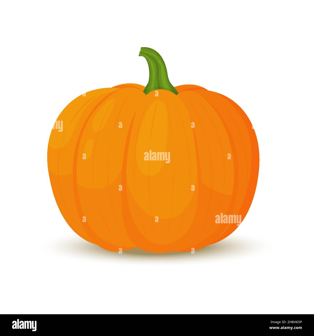 Pumpkin icon in flat style. Isolated object. Pumpkin logo.Vegetable ...
