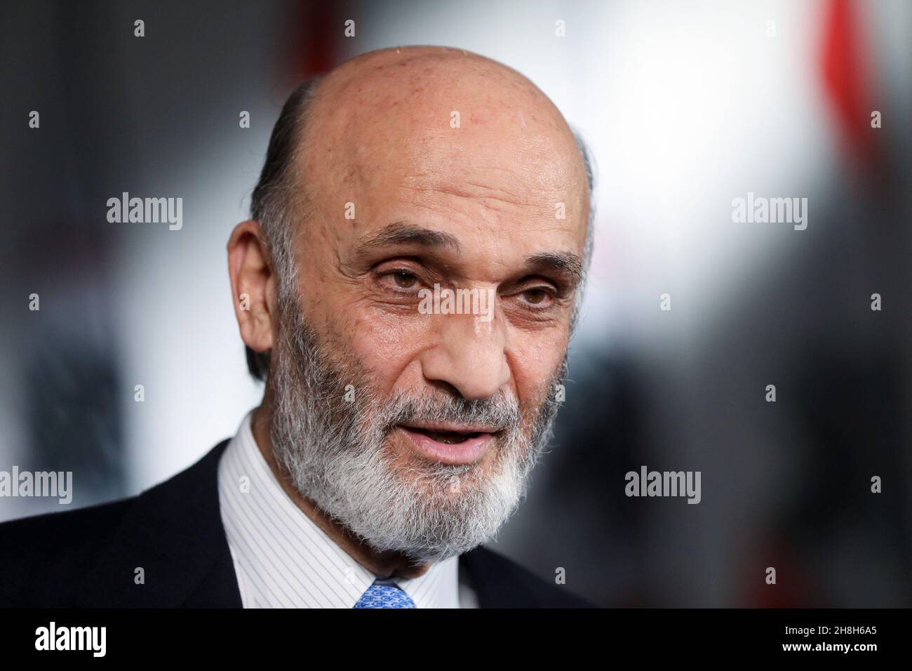 Leader of lebanese forces hi-res stock photography and images - Alamy