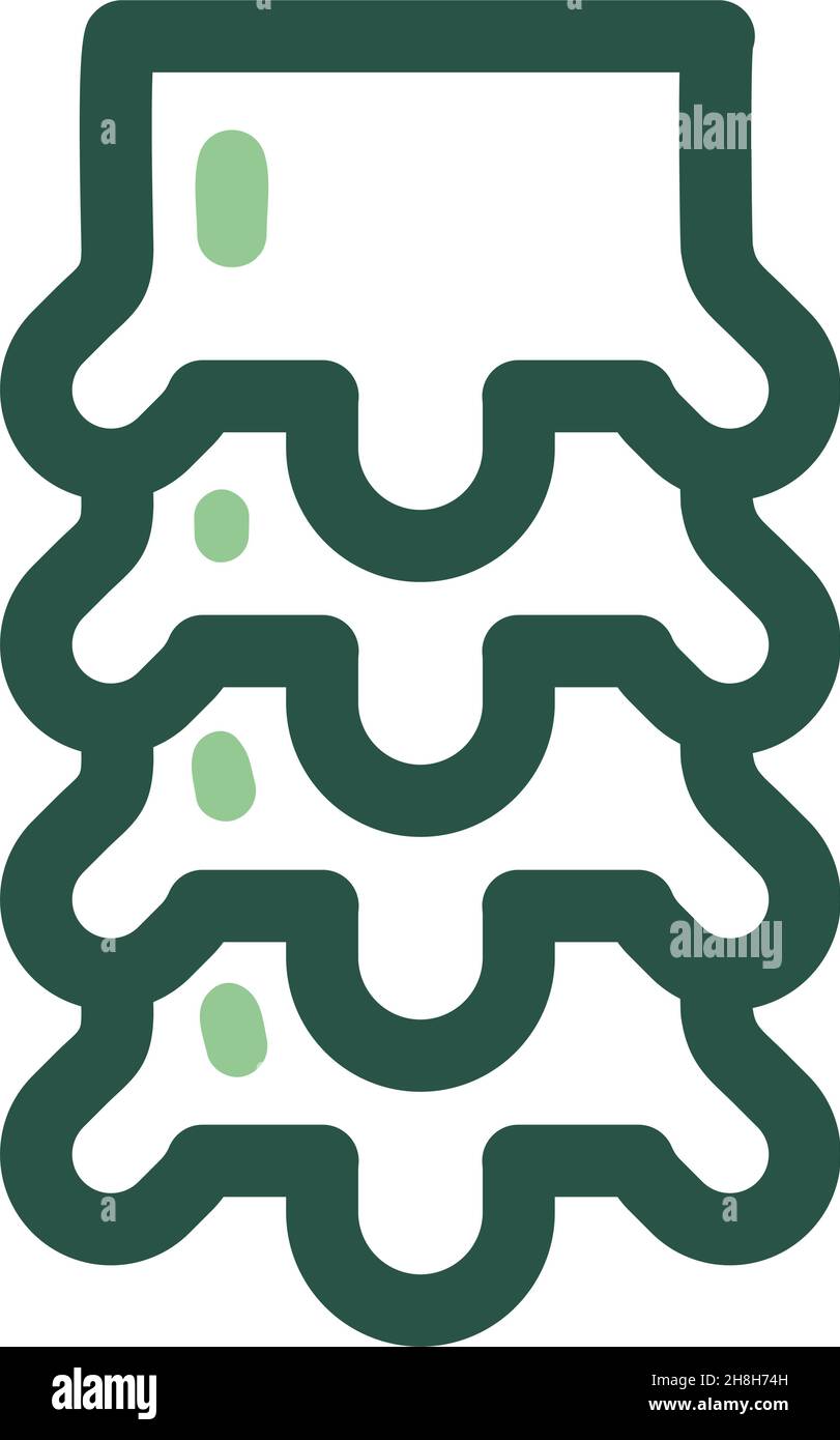 green spine icon over white Stock Vector Image & Art - Alamy