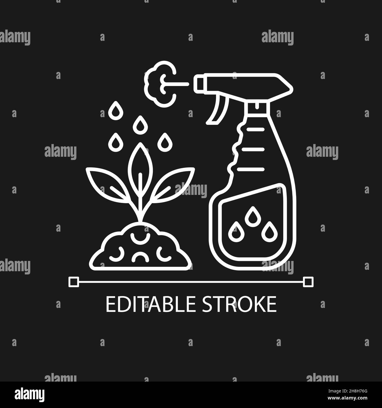 Foliar feeding Stock Vector Images - Alamy