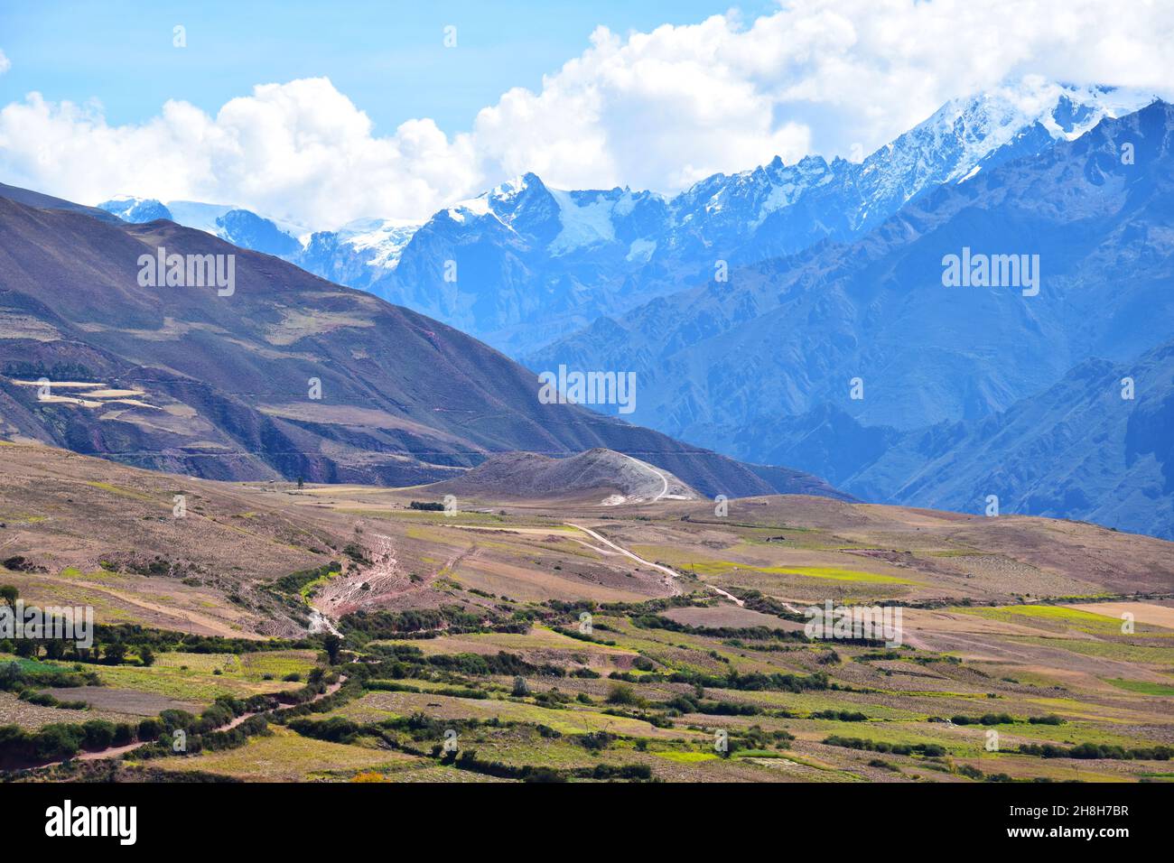 Andean scenery in the Cusco region Stock Photo - Alamy