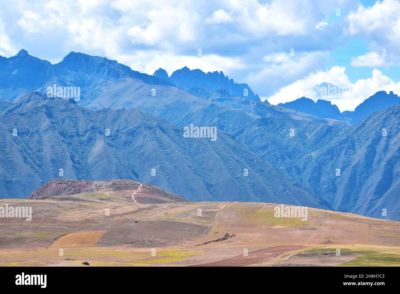 Andean scenery in the Cusco region Stock Photo - Alamy