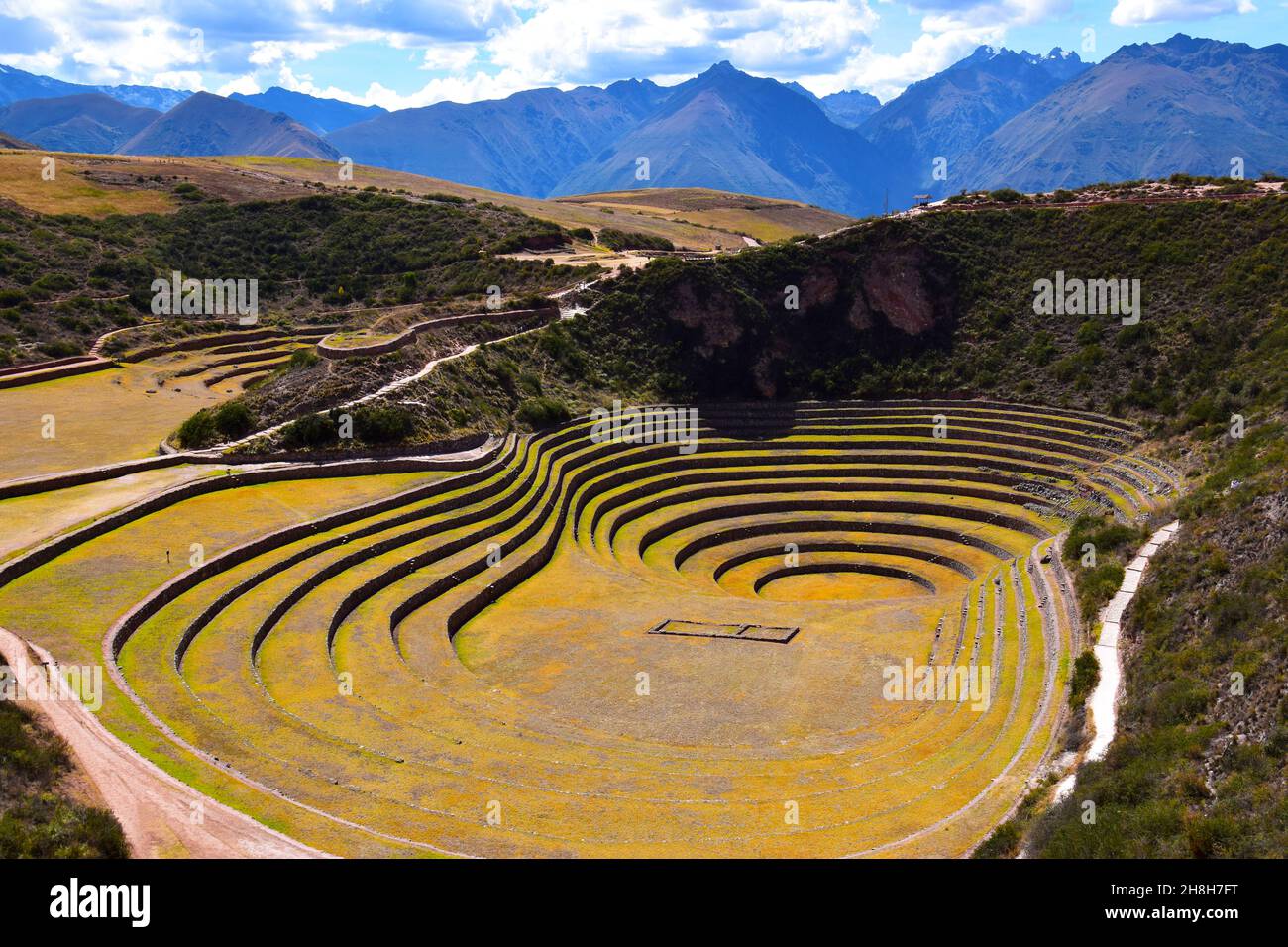 Andean Scenery in Peru Stock Photo - Alamy