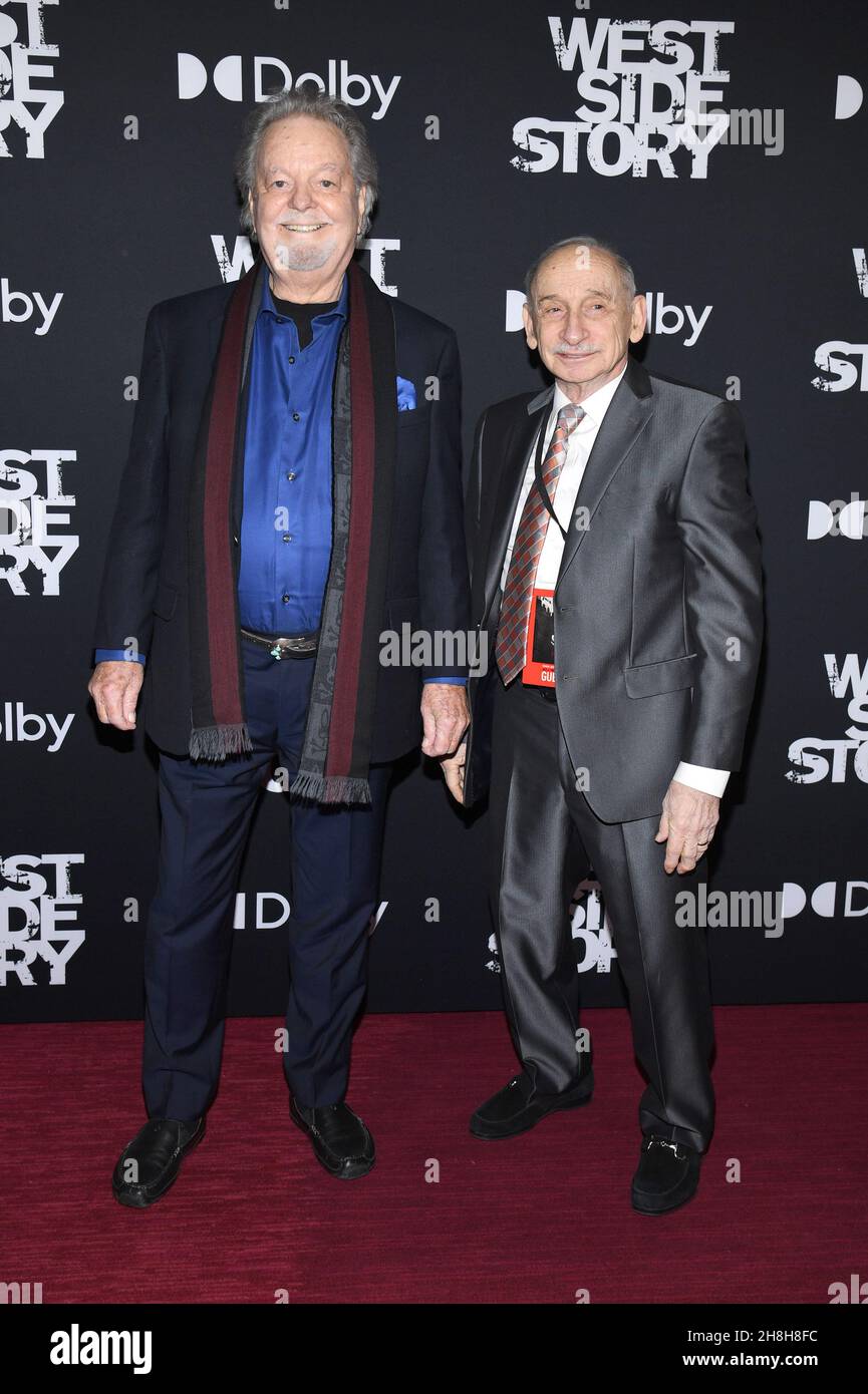 (L-R) Russ Tamblyn and Bert Michaels walk the red carpet during the New ...