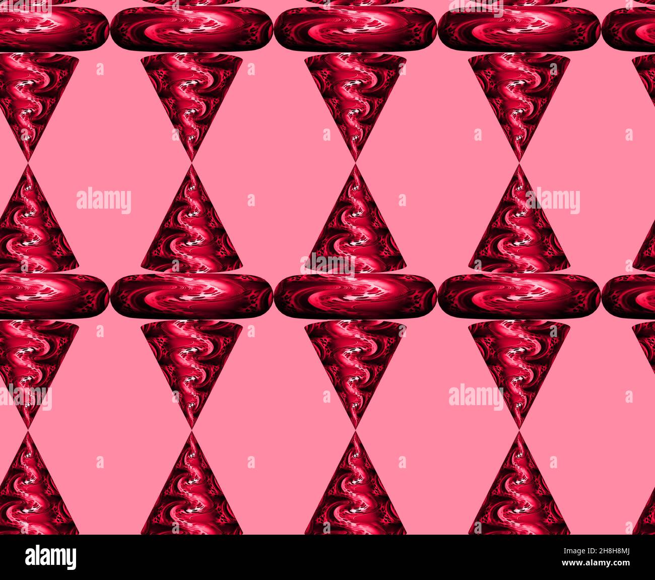 3d rendering abstract capsule colorful background. Seamless pattern ...