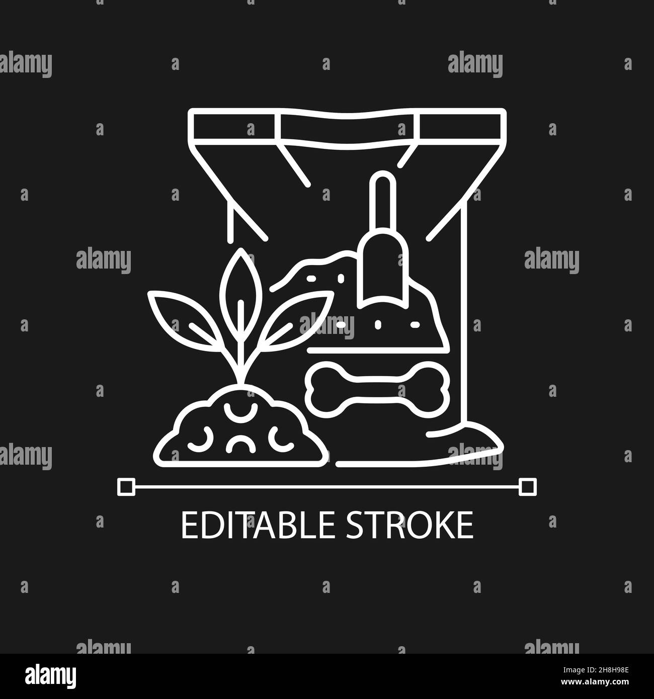 Phosphorus fertilizer linear icon hi-res stock photography and images ...