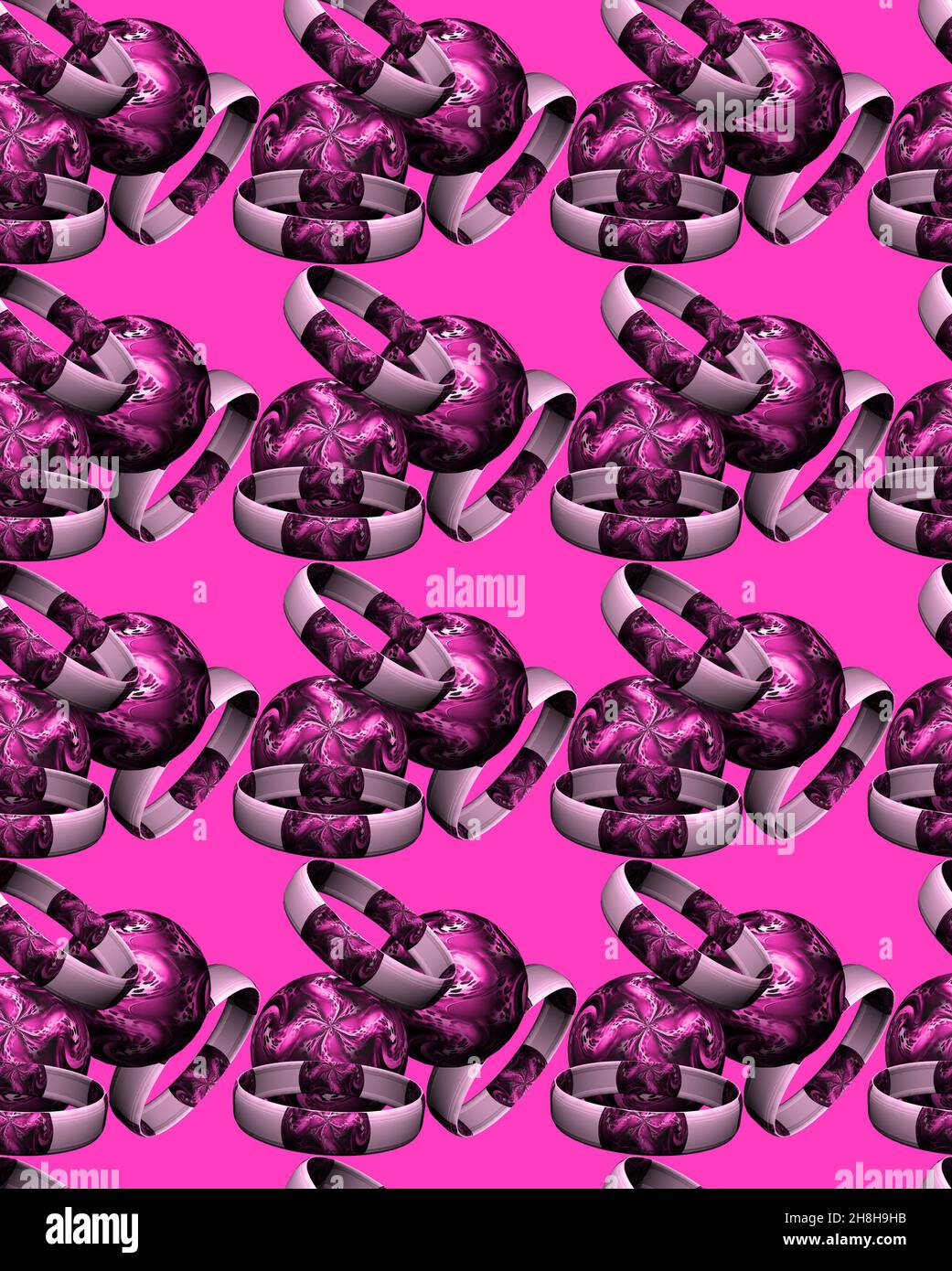 3d Rendering Abstract Capsule Colorful Background Seamless Pattern