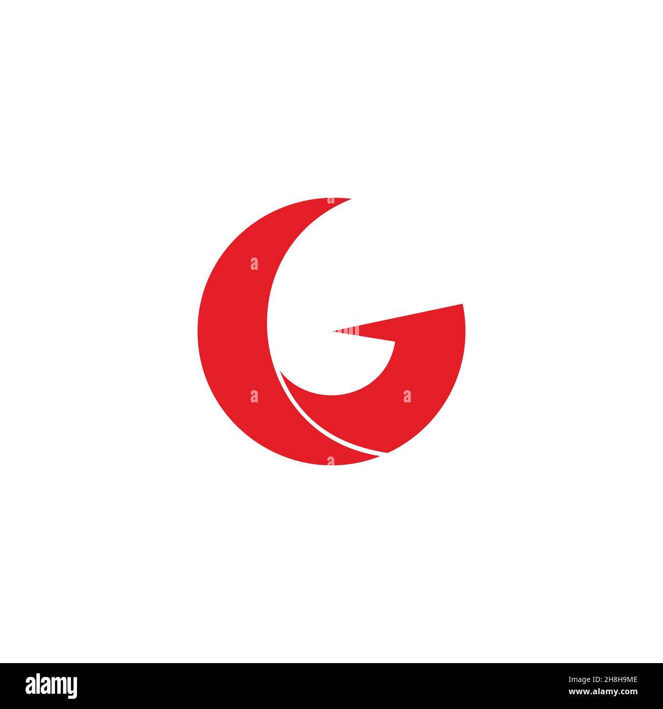 letter g simple rotate arrow geometric logo vector Stock Vector Image ...