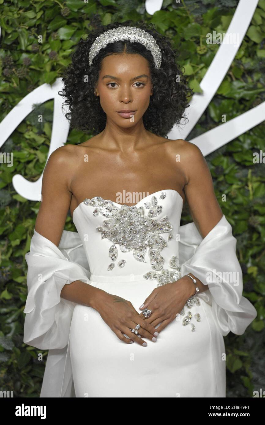 Arlissa attending The Fashion Awards 2021 at the Royal Albert Hall in ...