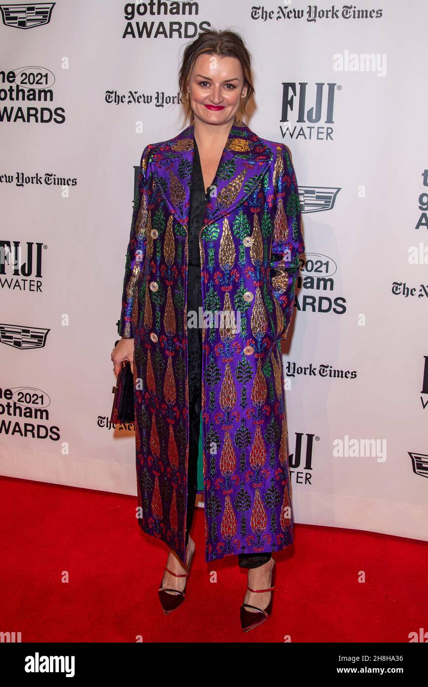NEW YORK, NEW YORK - NOVEMBER 29: Alison Wright attends the 2021 Gotham ...