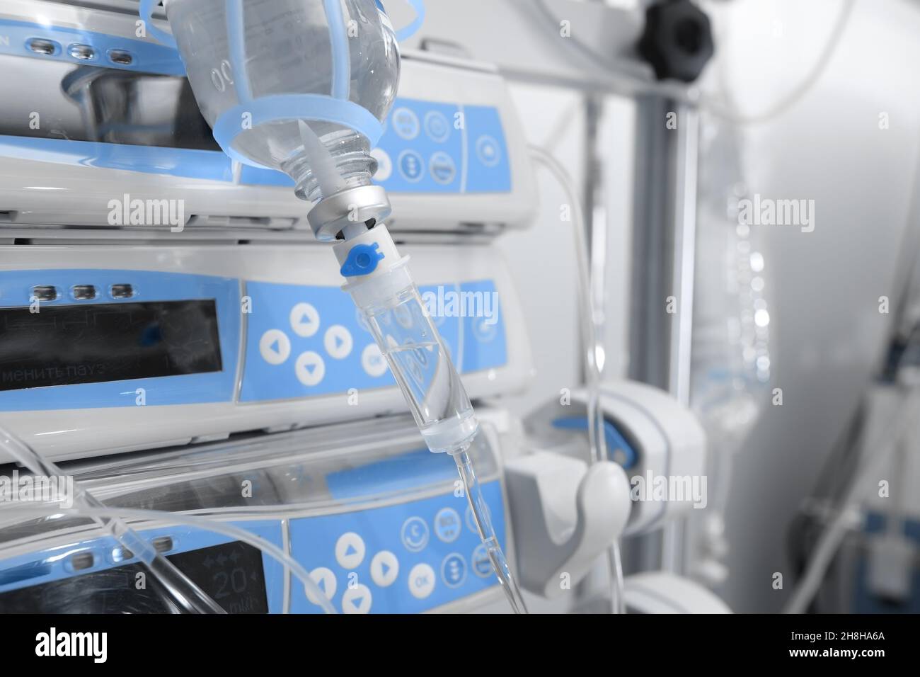 Medical treatment background in the hospital ward Stock Photo - Alamy