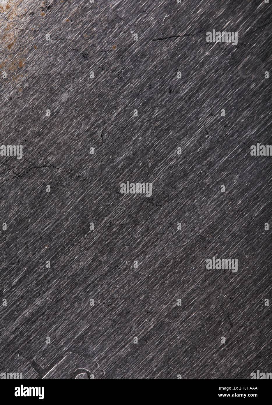 Striped metallic texture with scratches of different depths Stock Photo ...
