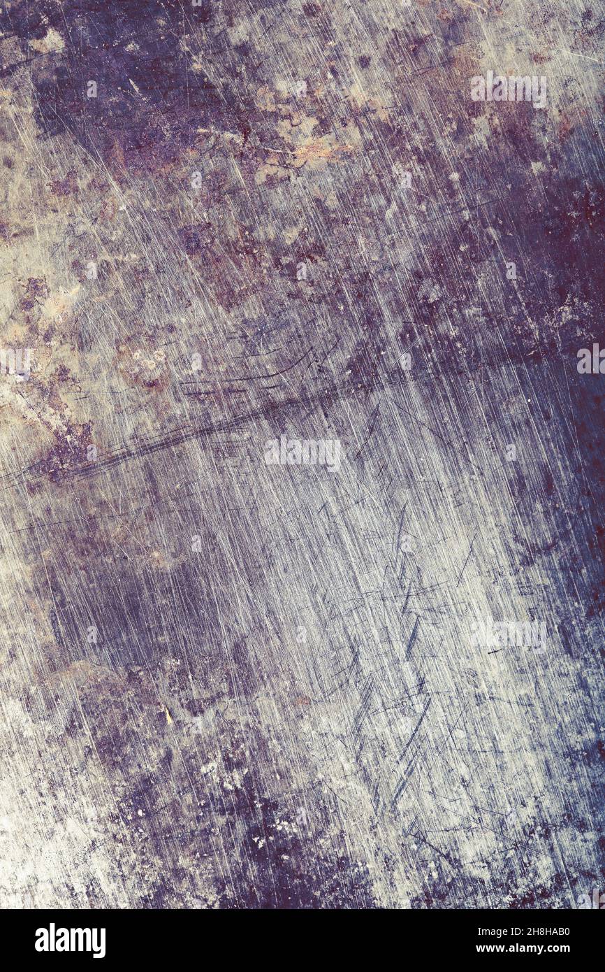 Damaged piece of metal, textured background for design Stock Photo - Alamy