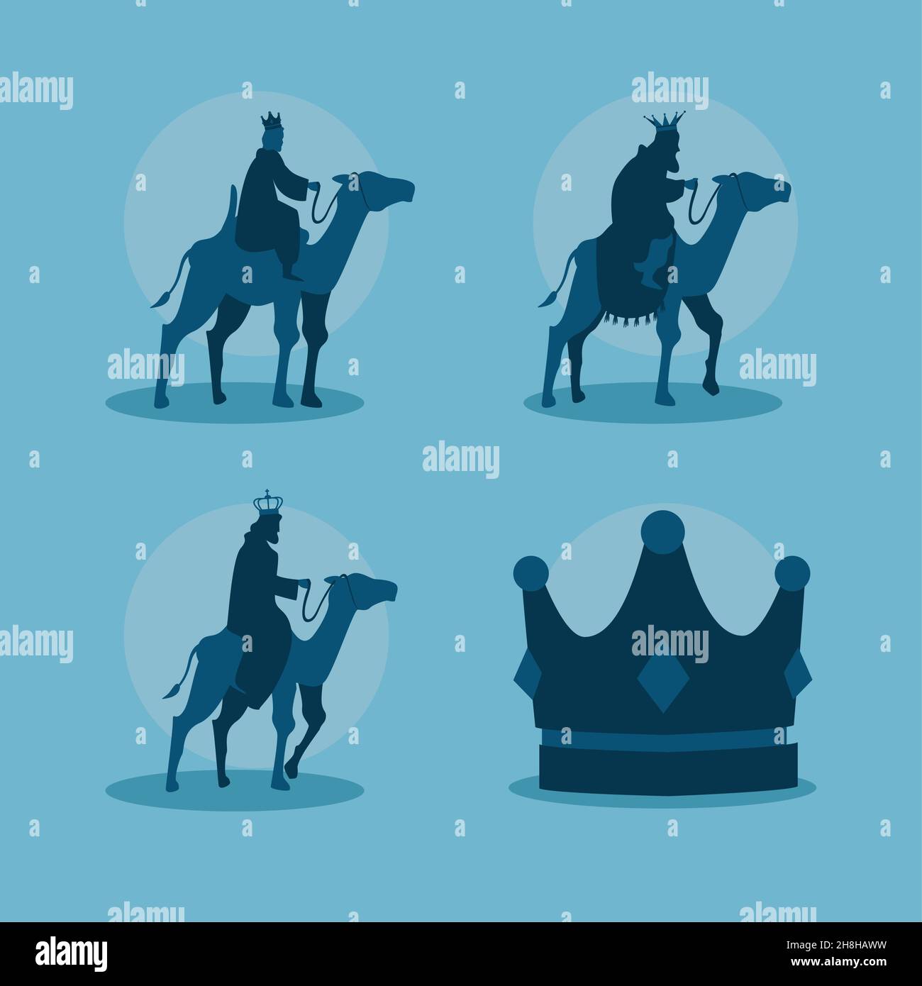 set of king wise men items Stock Vector Image & Art - Alamy