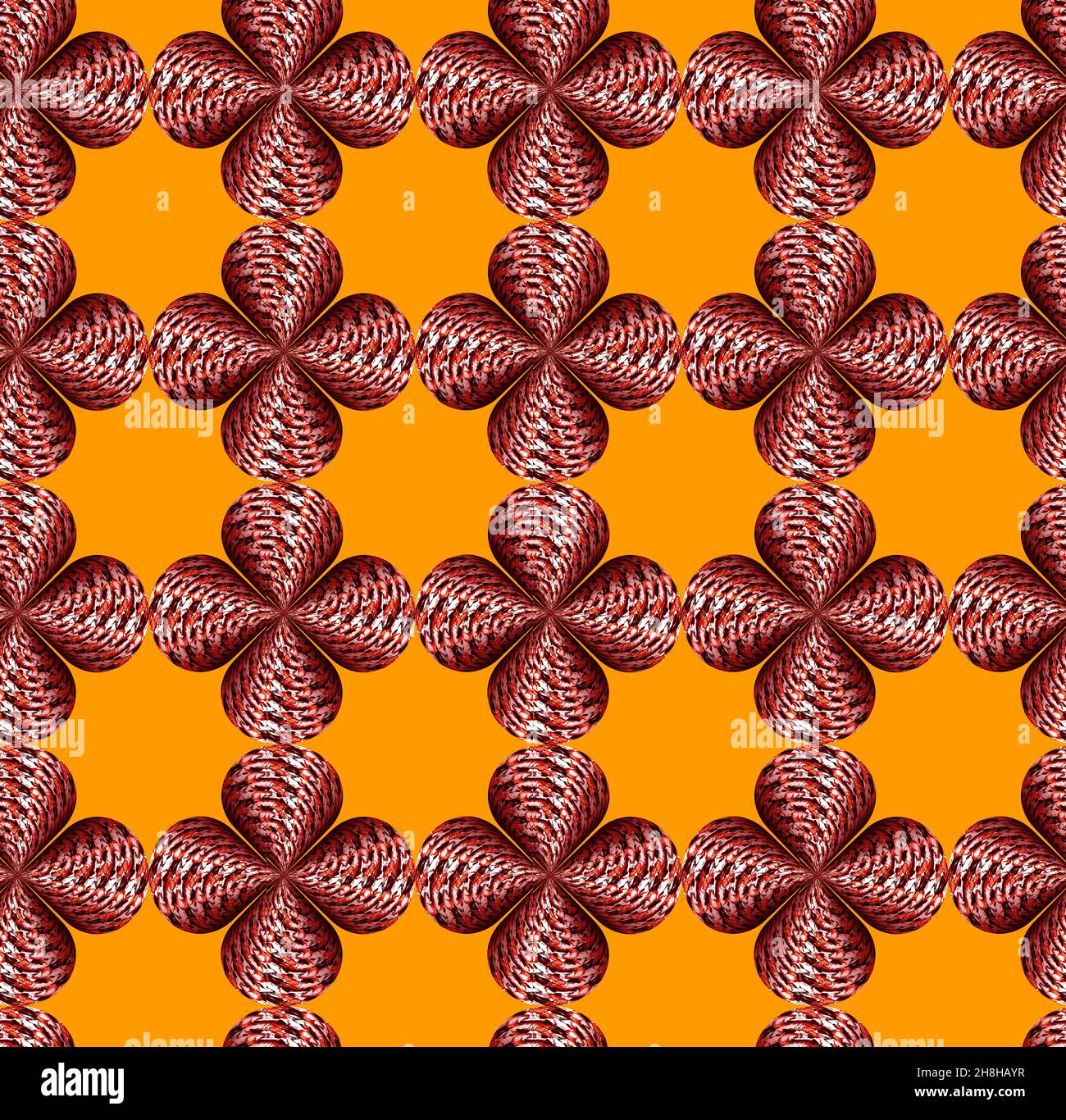 3d Rendering Abstract Capsule Colorful Background Seamless Pattern