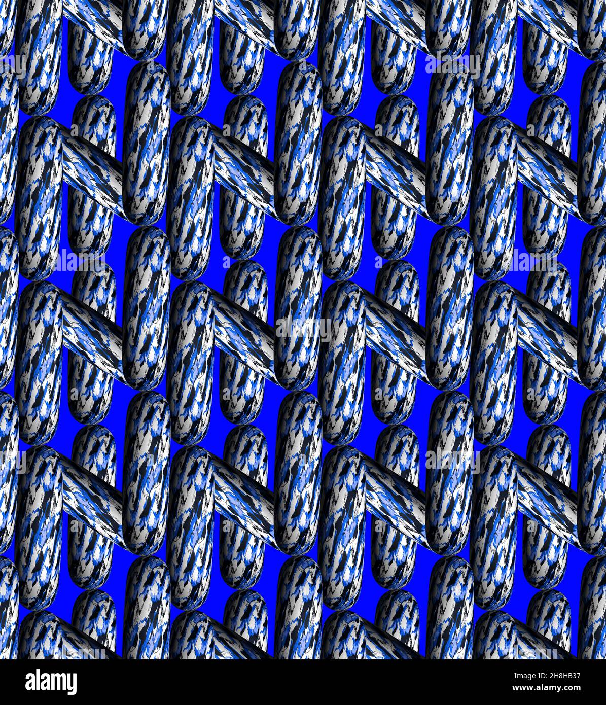 3d Rendering Abstract Capsule Colorful Background Seamless Pattern