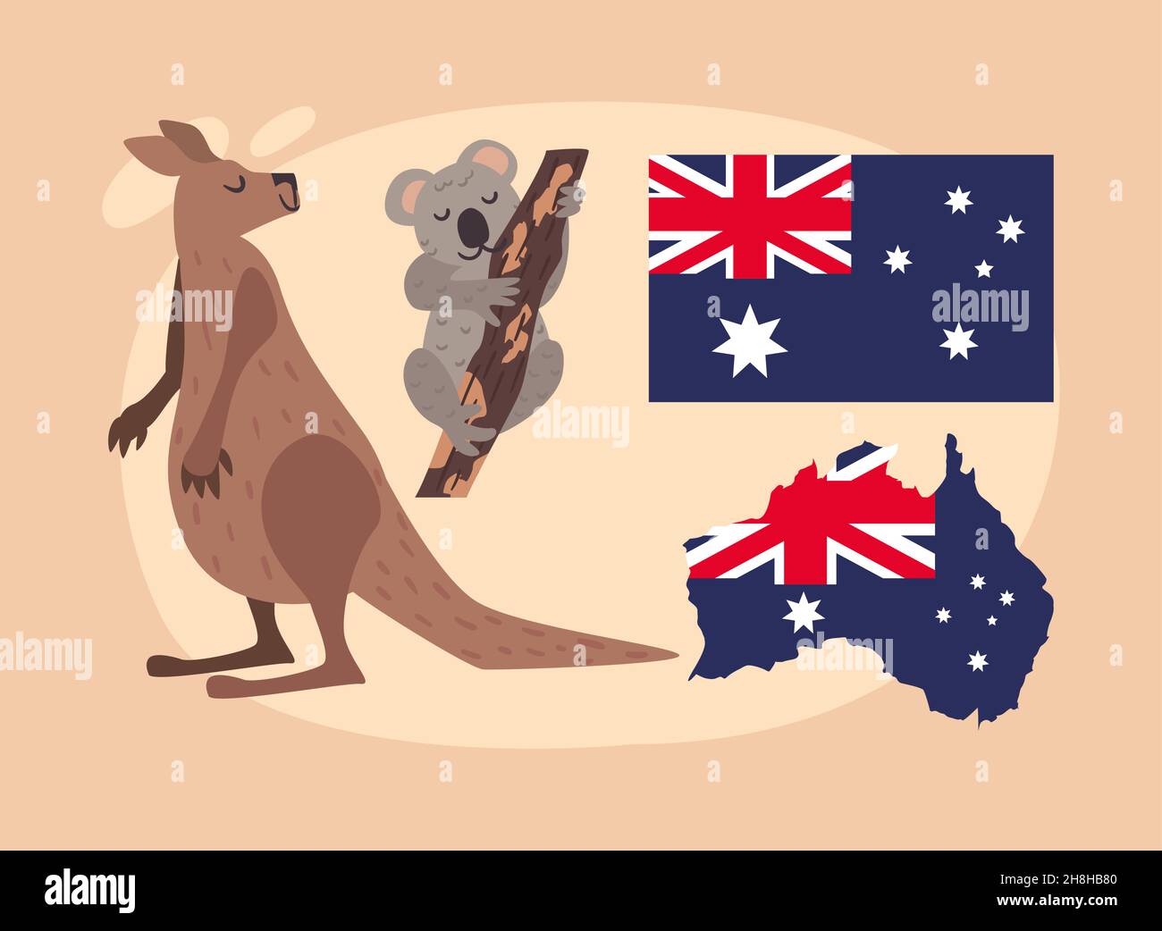 set of nice australian icons Stock Vector Image & Art - Alamy