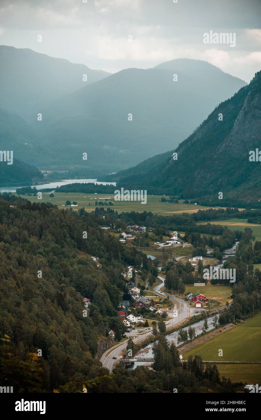 Flatdal valley hi-res stock photography and images - Alamy