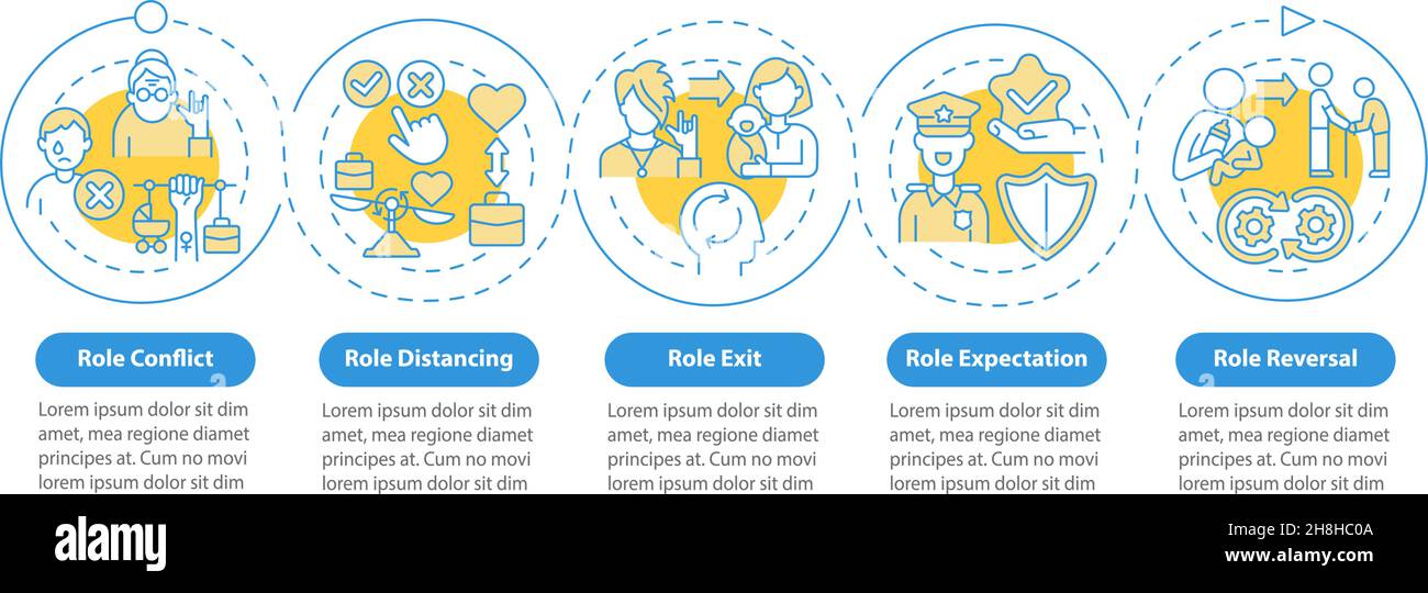 Social position concept vector infographic template Stock Vector Image ...