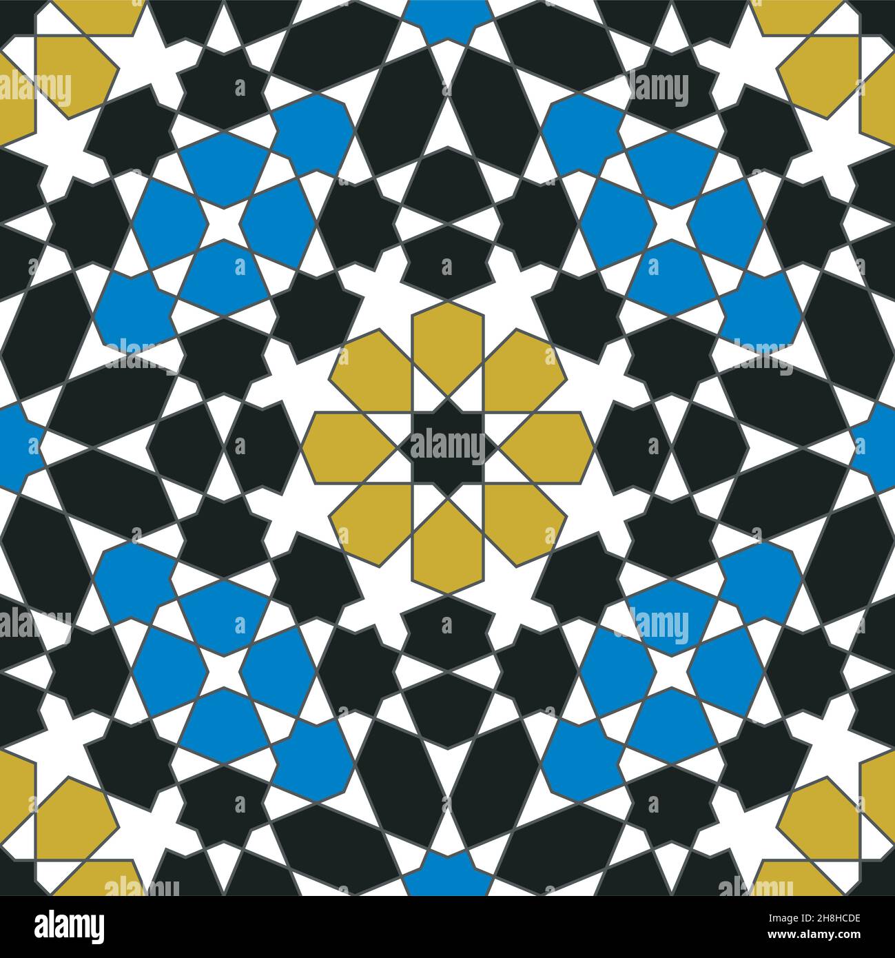 Seamless geometric pattern .Graphic modern pattern. Based on islamic ...