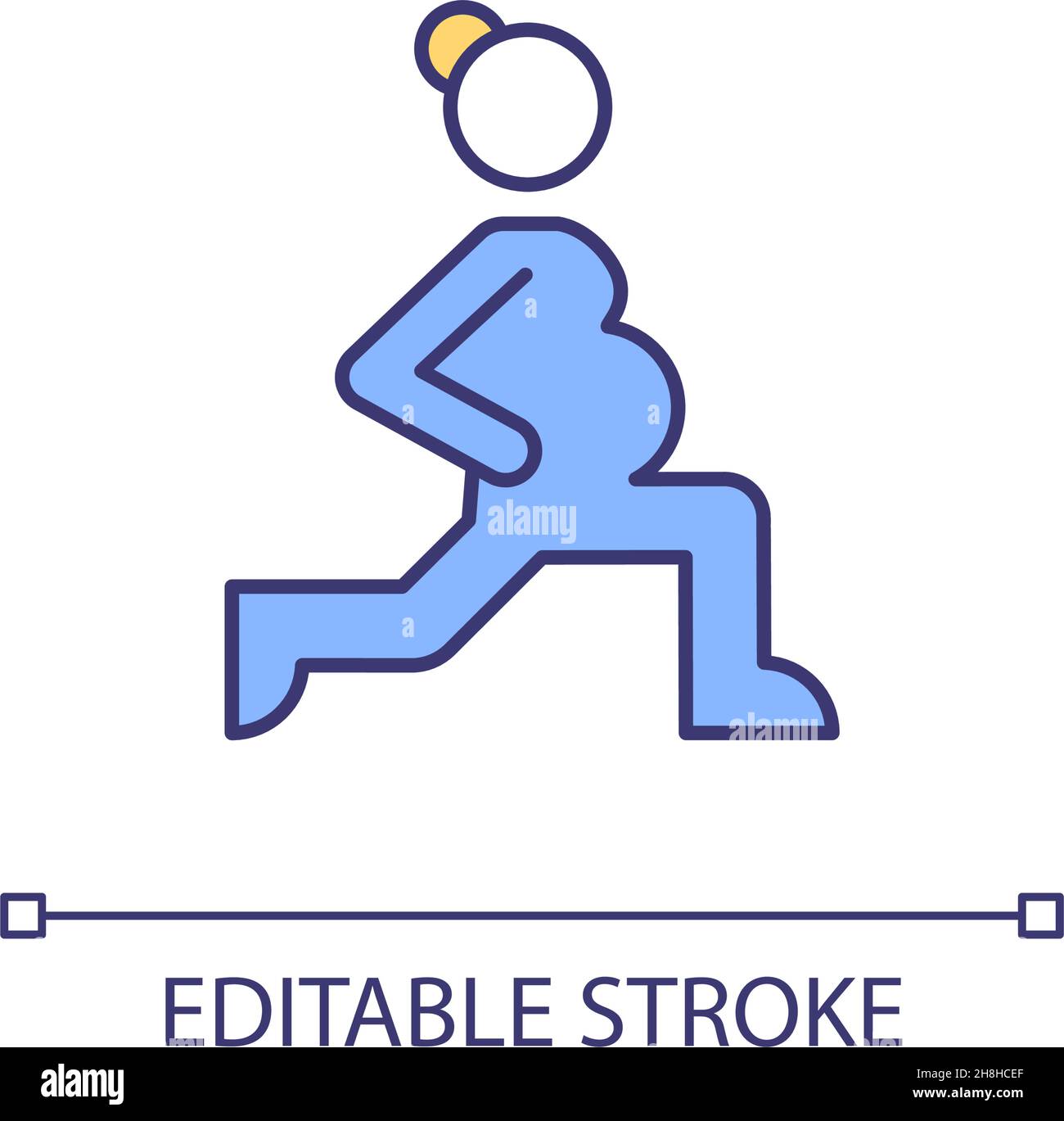 Hip flexors Stock Vector Images - Alamy