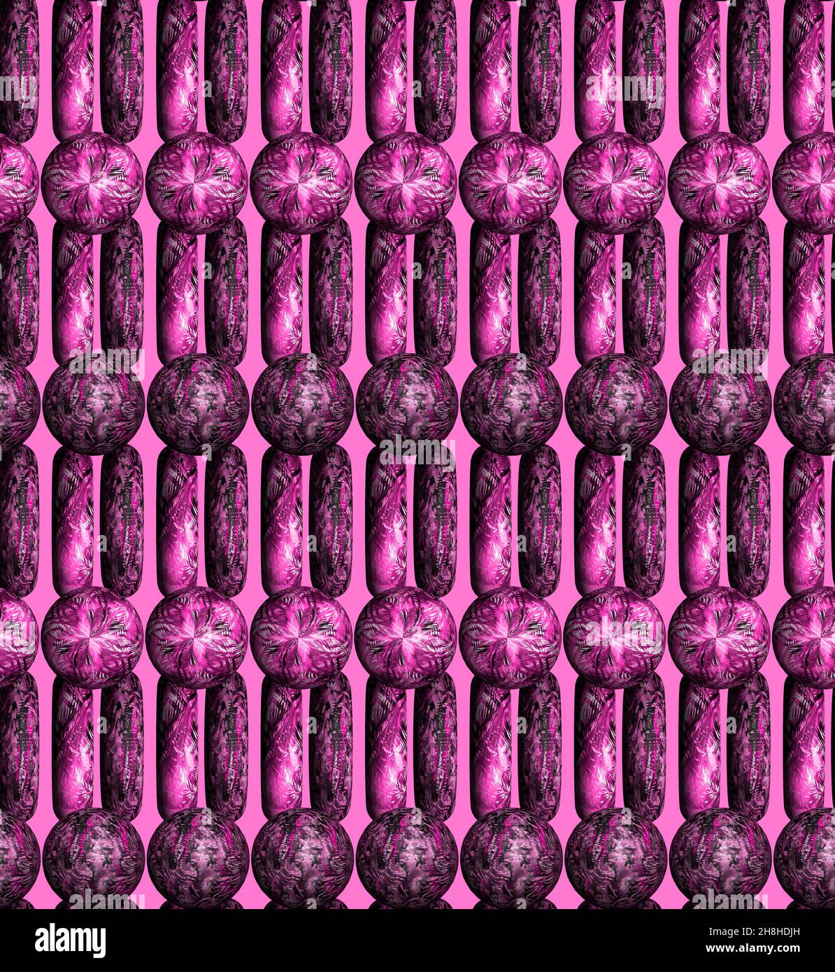 3d Rendering Abstract Capsule Colorful Background Seamless Pattern