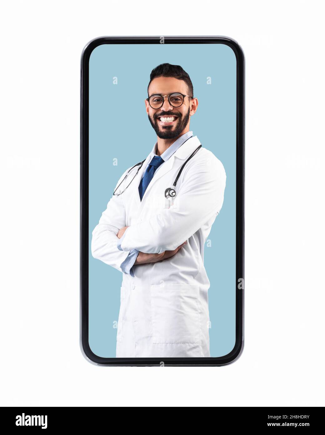 Young arab doctor man Cut Out Stock Images & Pictures - Alamy