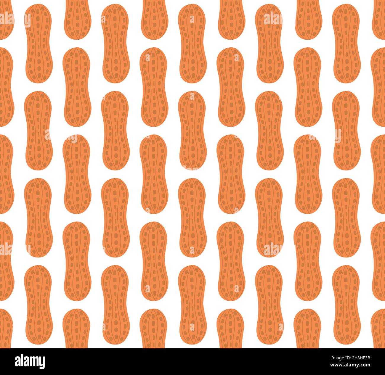 Seamless pattern peanuts on a white background Stock Vector Image & Art ...