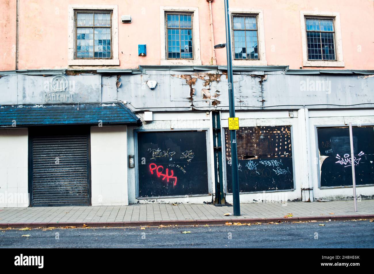 Closed nightclub, Leeds, England Stock Photo - Alamy