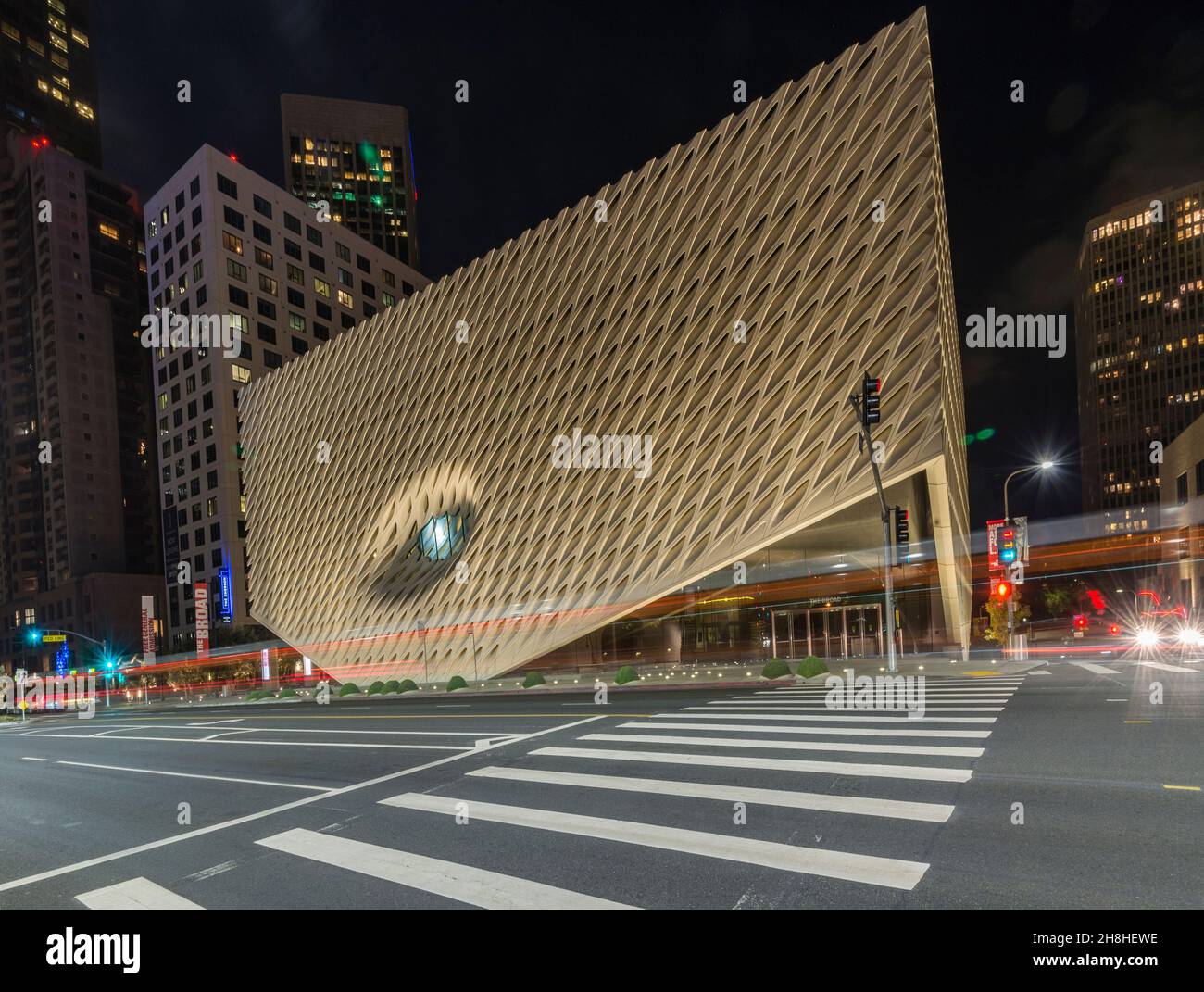 The Broad is a contemporary art museum in Downtown Los Angeles. The ...