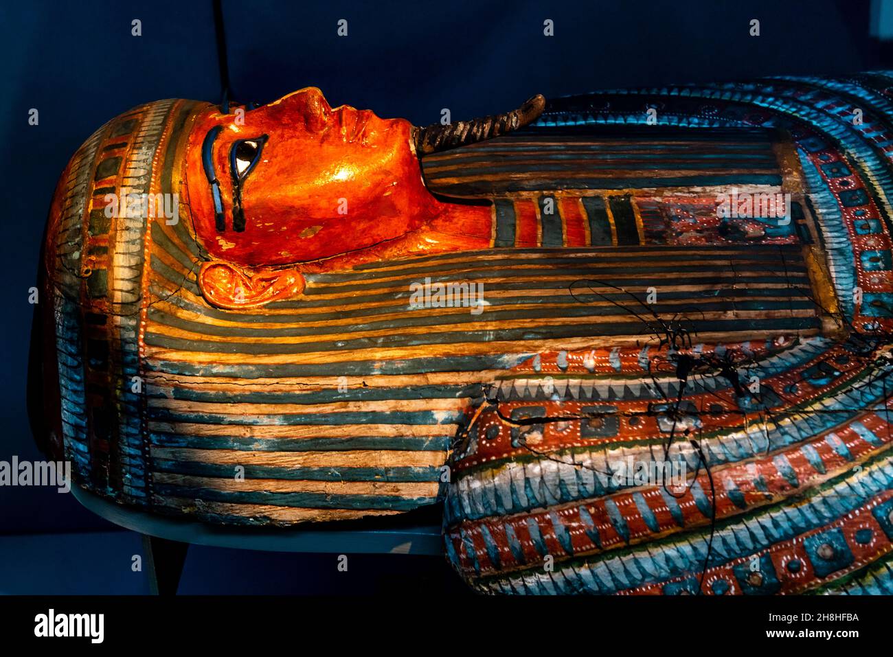 An Ancient Egyptian Exhibit at The British Museum, London, UK Stock ...