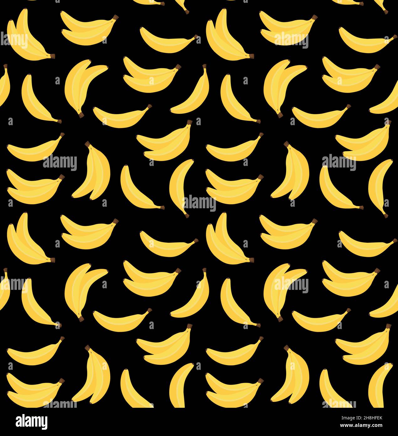 Beautiful vector seamless texture in bananas. For printing, for ...