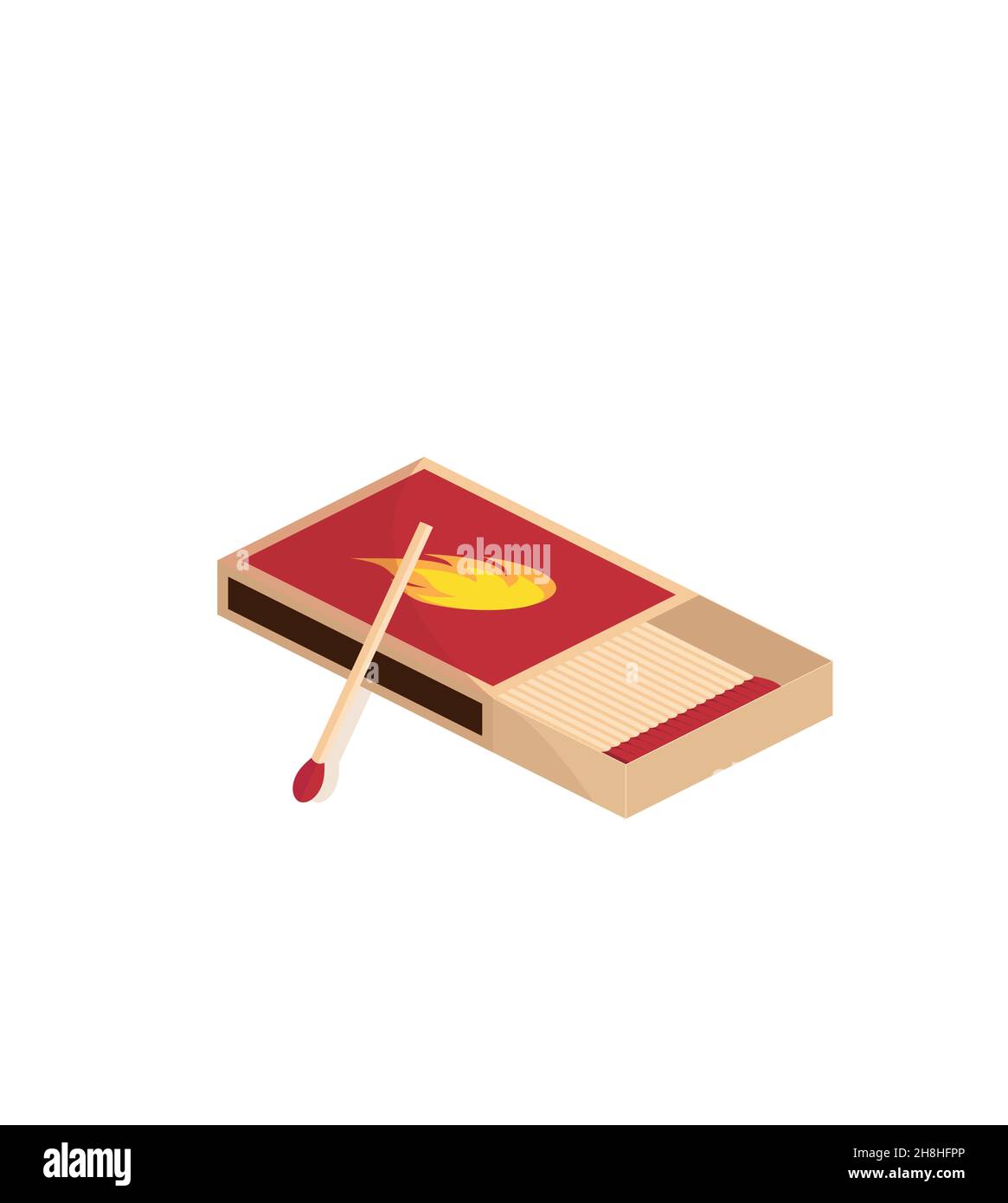 Matches vector, burned match, burning match, rest of the match eps ...