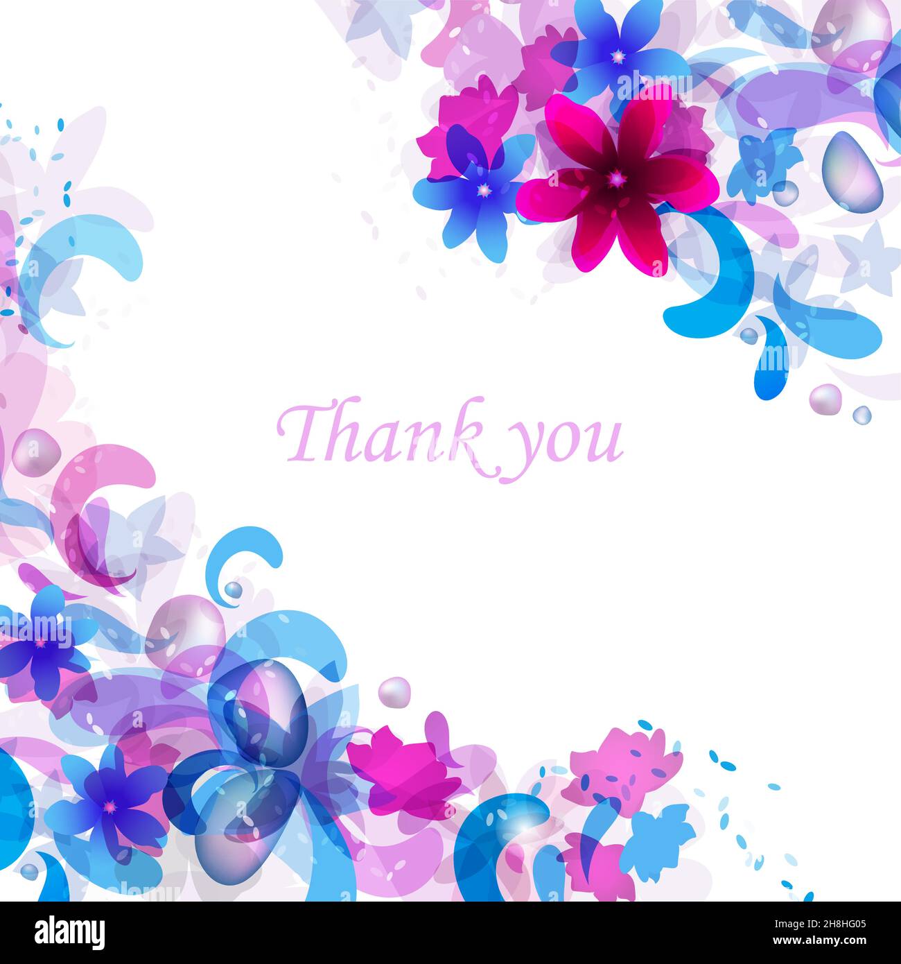 Floral background, postcard, floristic composition. Vector template for ...