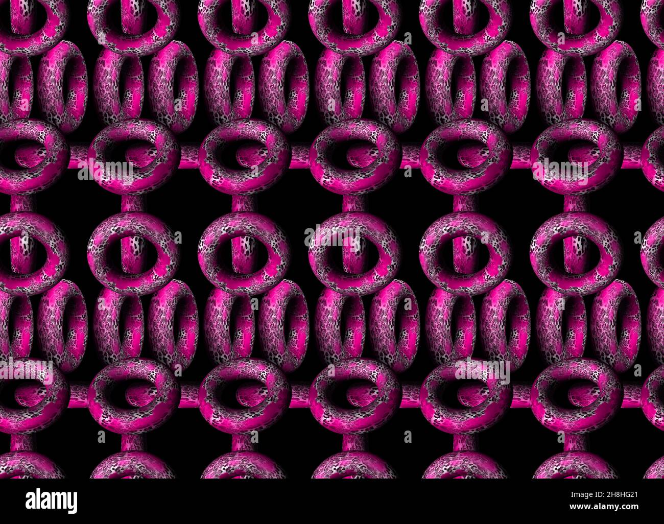 3d Rendering Abstract Capsule Colorful Background Seamless Pattern