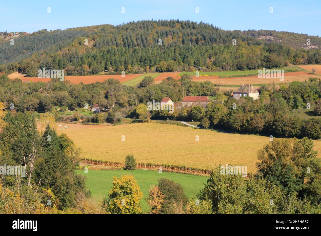 France, Lot, Causses du Quercy regional natural park (listed Unesco ...