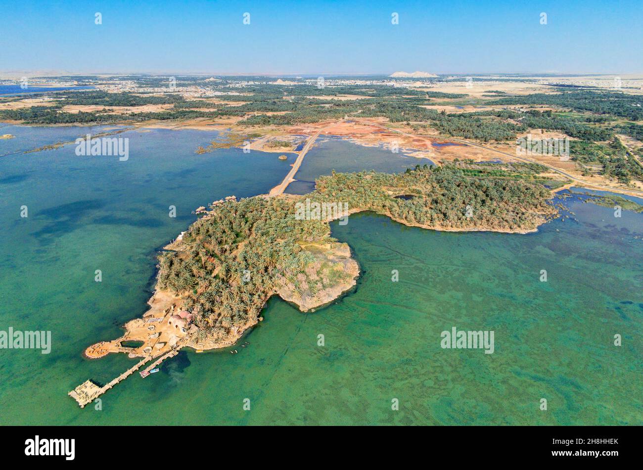 Egypt, Lybian desert, governorate of Marsa Matruh, Siwa oasis, Fatnas ...