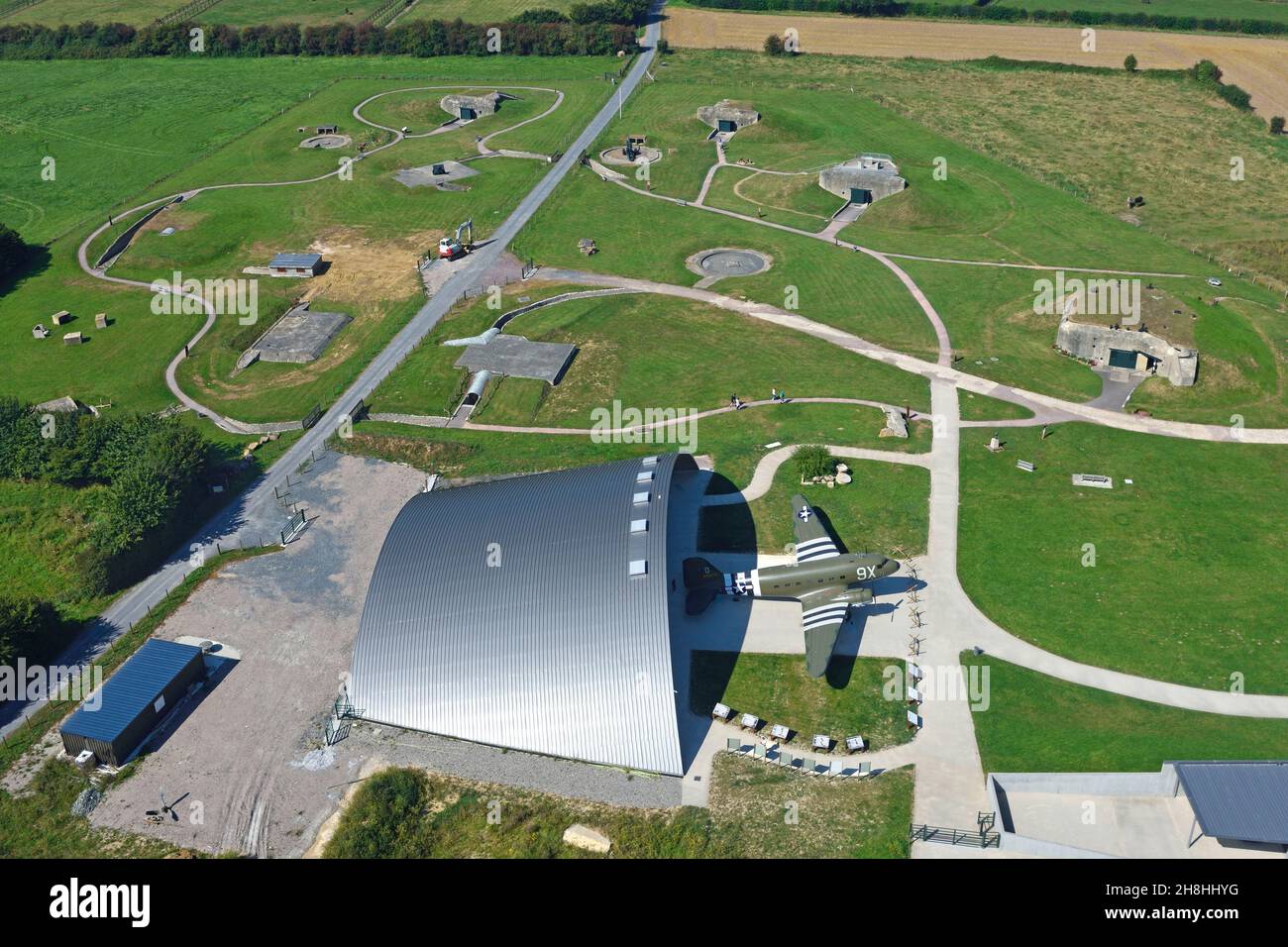 France, Calvados, Merville-Franceville-Plage, the german defensive ...