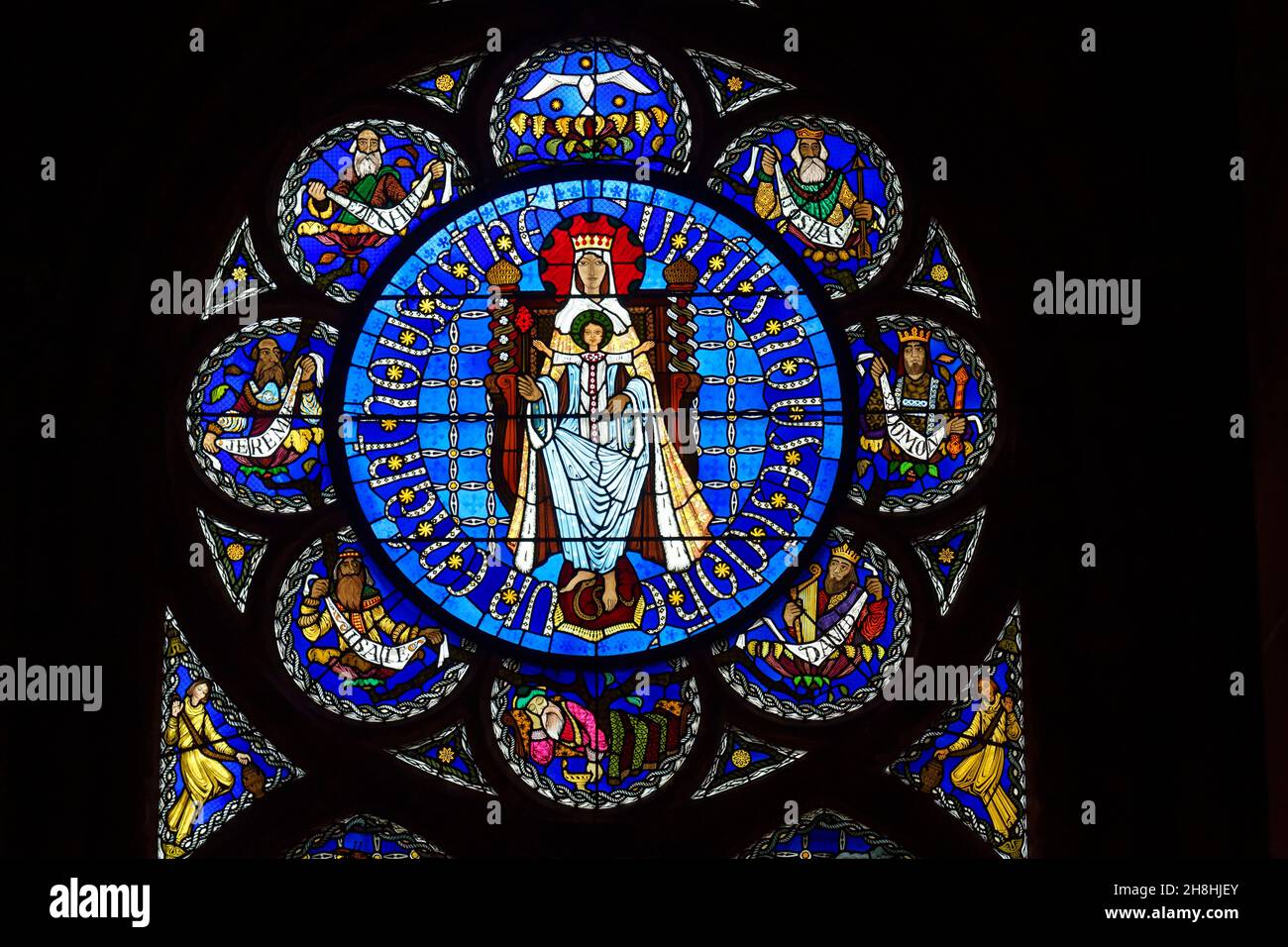 France, Puy de Dome, Clermont Ferrand, 13th century Notre-Dame de l ...