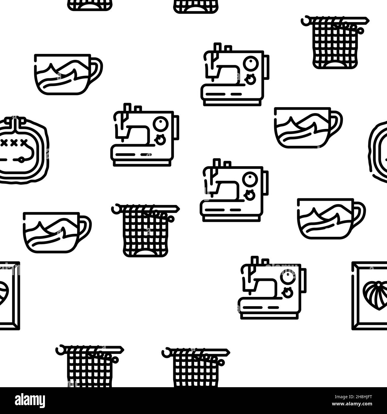 Knitting pattern book Black and White Stock Photos & Images - Alamy