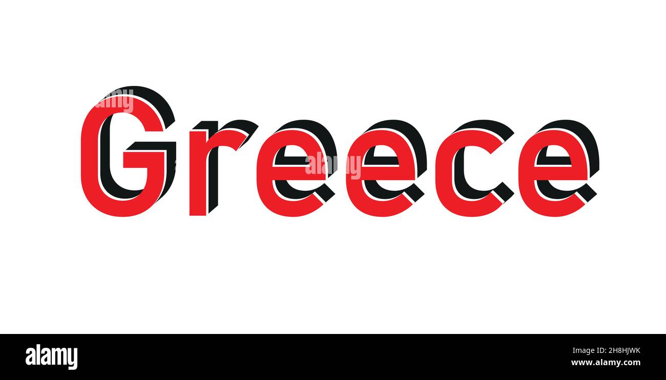 Vector rubber stamp with name GREECE, isolated on white Stock Vector ...