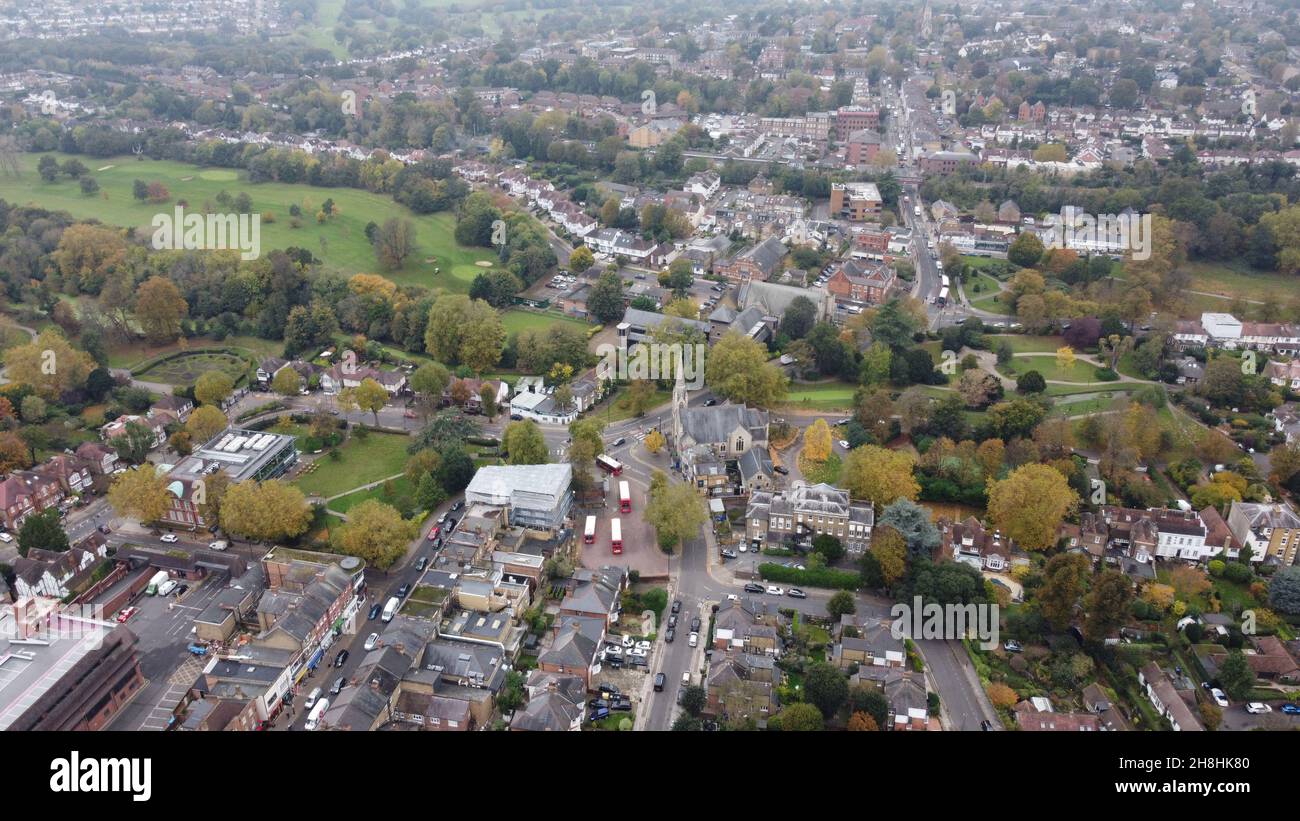 Enfield town aerial hi-res stock photography and images - Alamy