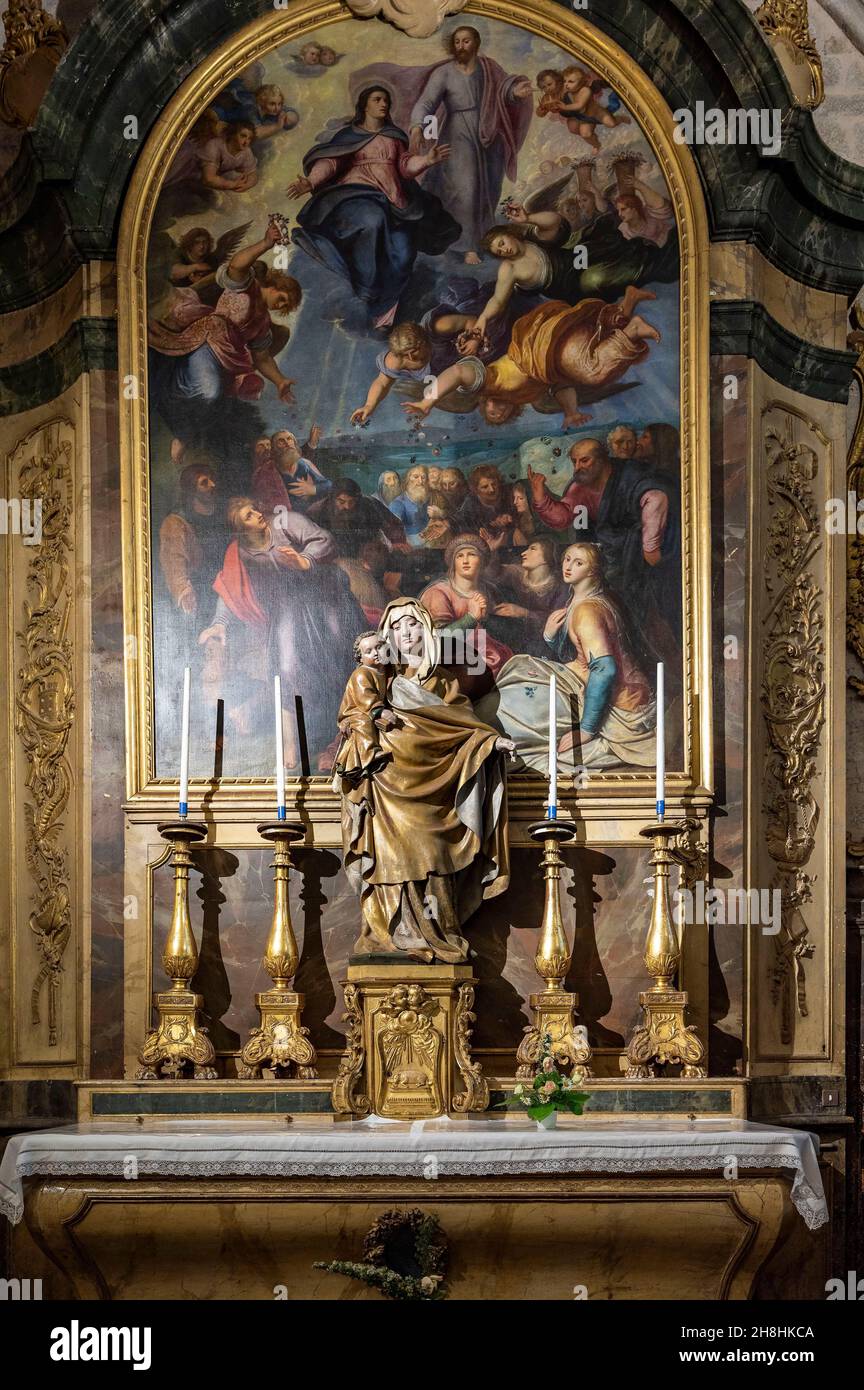 France, Jura, Poligny, the 15th century collegiale saint Hypolite, The ...