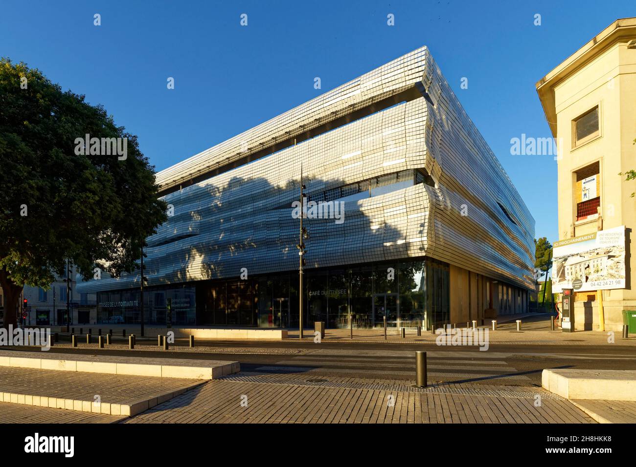 France, Gard, Nimes, Romanity museum (Musée de la Romanite) by ...