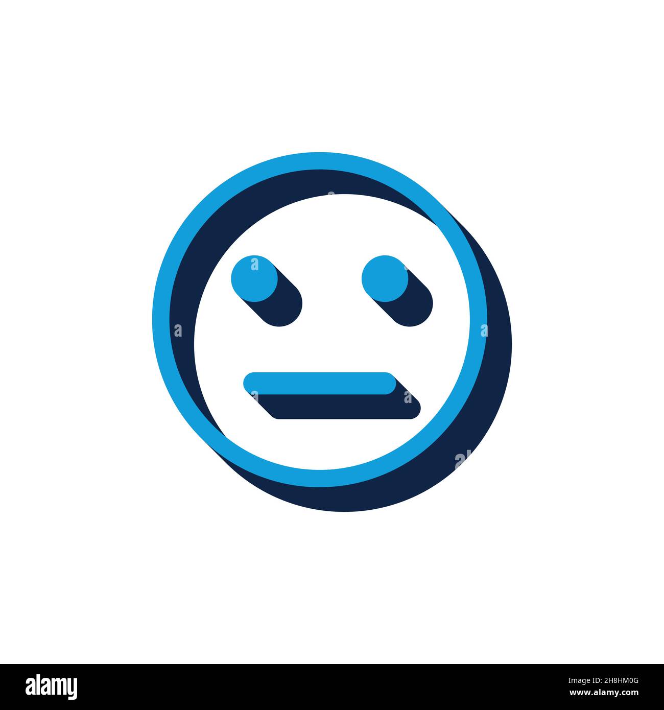 smile funny icon vector icon illustration isometric design Stock Vector ...