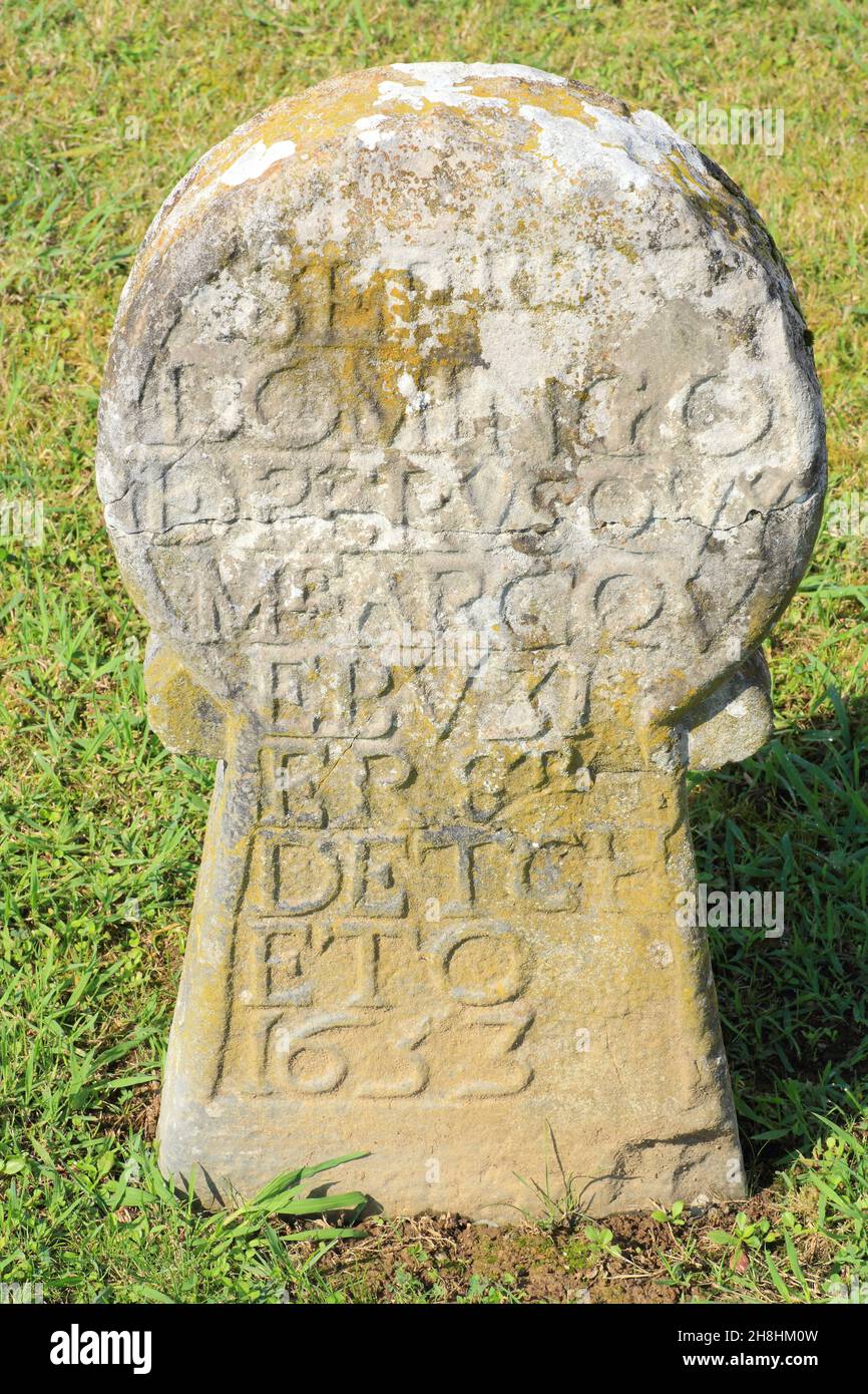 France, Pyrenees Atlantiques, Basque Country, cemetery of the Saint ...