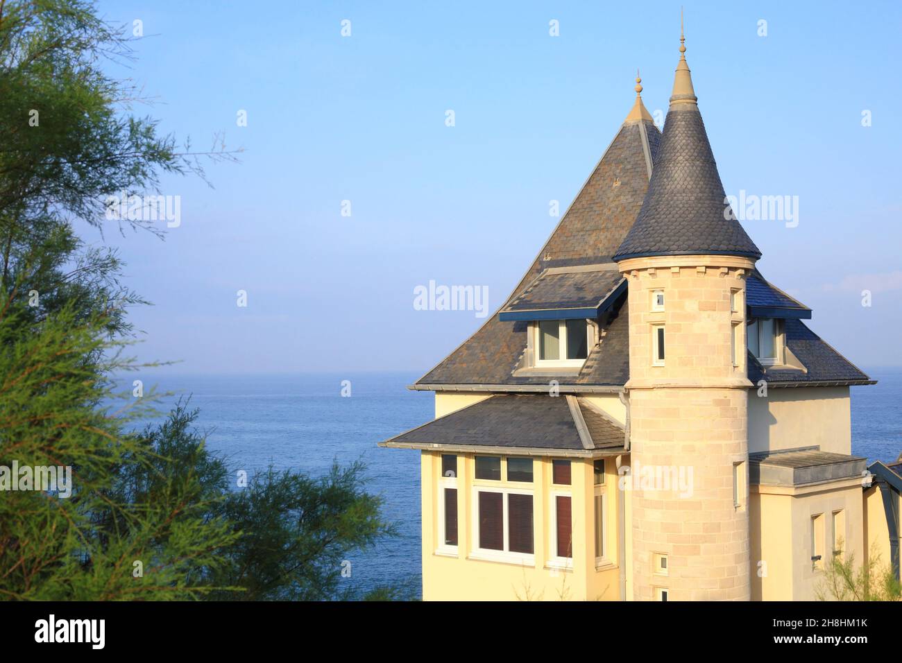 France, Pyrenees Atlantiques, Basque Country, Biarritz, villa Belza ...