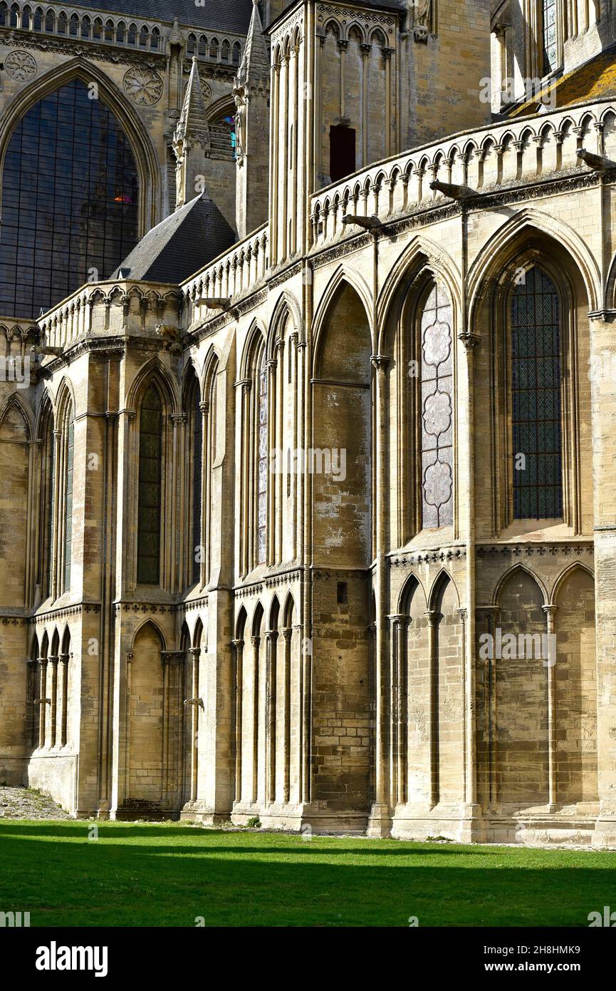 France, Calvados, apse of Bayeux cathedral Stock Photo - Alamy