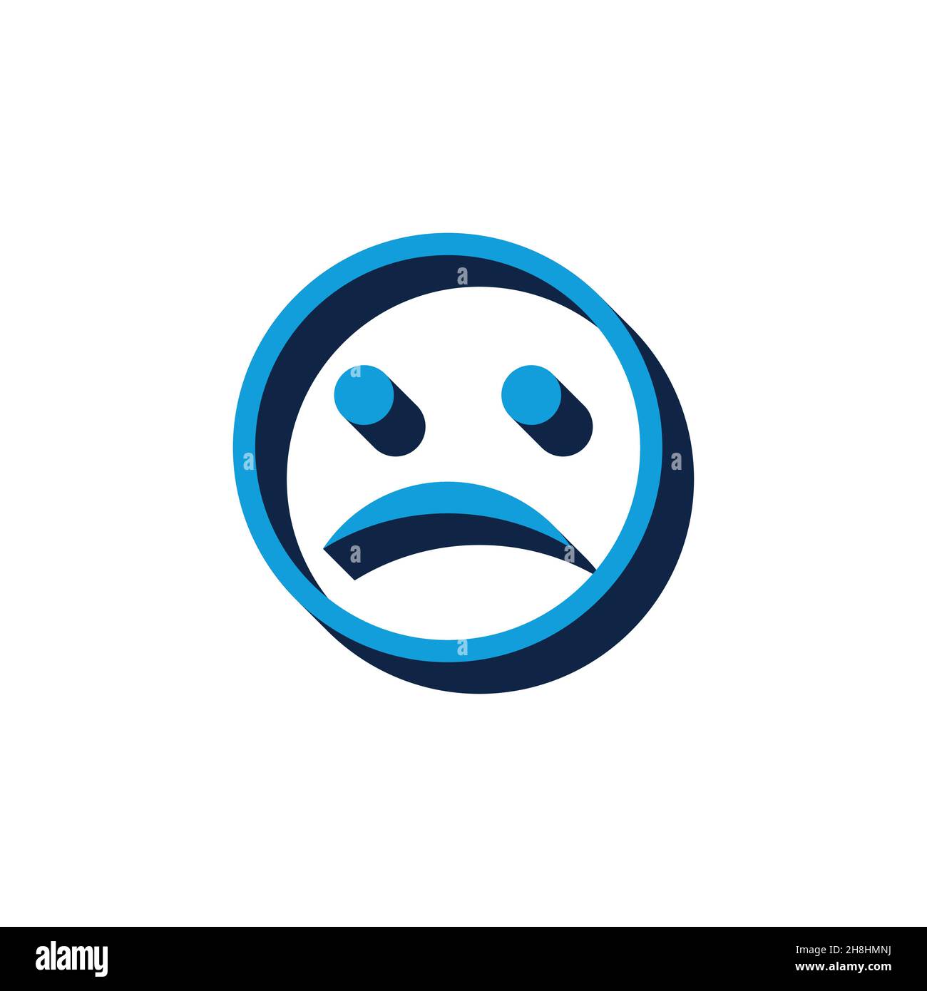 smile funny icon vector icon illustration isometric design Stock Vector ...