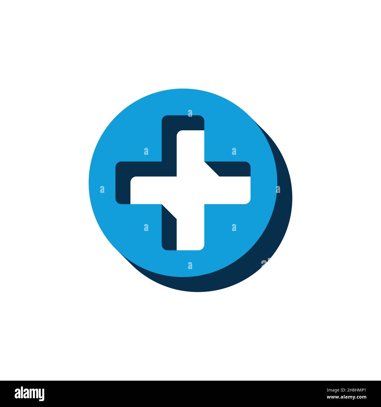 vector icon plus isometric. 3d sign isolated on white background Stock ...